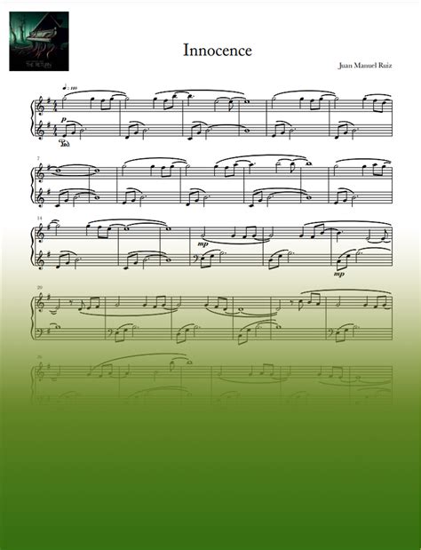 Innocence Sheet Music Pianists
