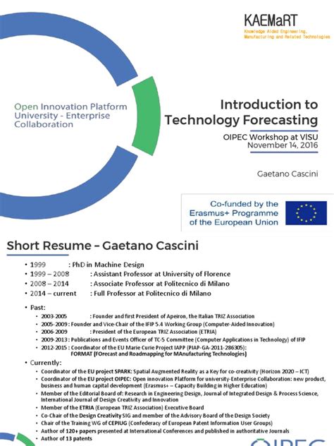 introduction to technology forecasting pdf logistic function