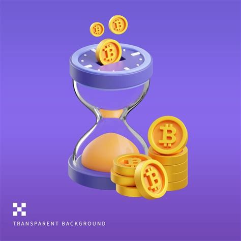 Premium PSD Psd Time Investment 3d Illustration