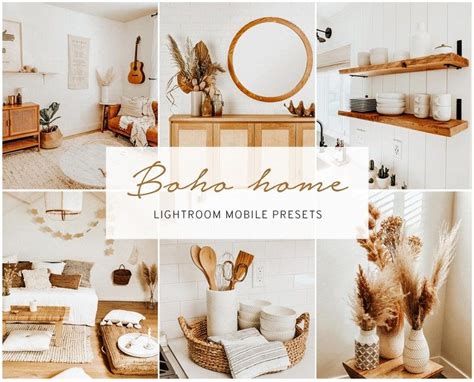 3 Boho Home Lightroom Mobile Presets Interior Preset Etsy Artofit