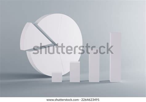 Various Sample Pie Bar Charts On Stock Illustration 2264623491