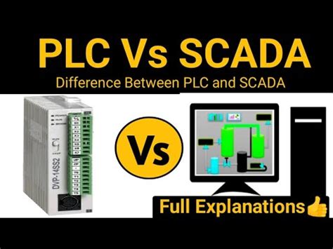 PLC vs SCADA हिंदी में | Difference between PLC and SCADA #plc #scada # ...