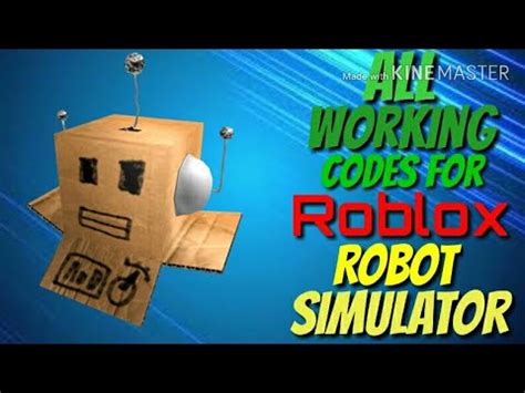 All Working Codes In Roblox Robot Simulator Youtube