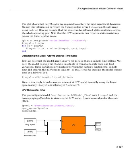 Simulink Control Design 48 The Plot Shows That Only 2 States Are Required To Capture The