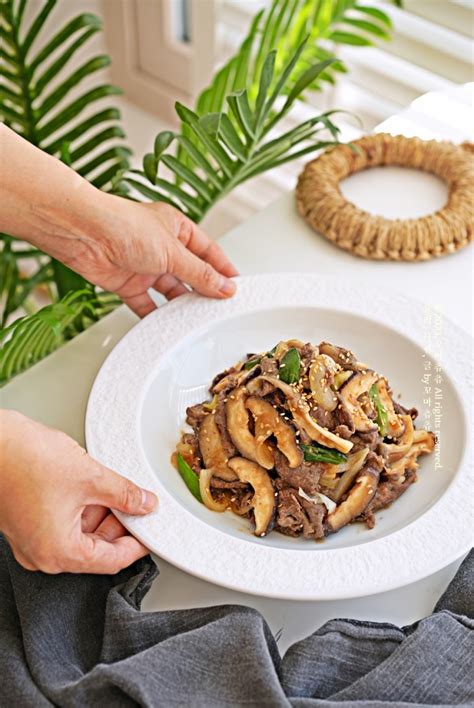 소불고기 황금레시피 버섯 소 불고기 양념 부위 레시피 맛보장 소고기요리 네이버 블로그