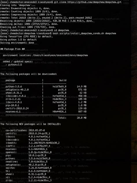 Error About Not Working Deepchem · Issue 1470 · Deepchemdeepchem · Github