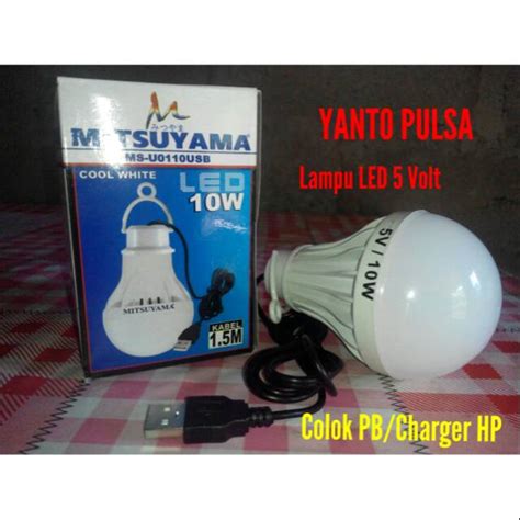 Jual Lampu LED 10 Watt 5 Volt DC Shopee Indonesia