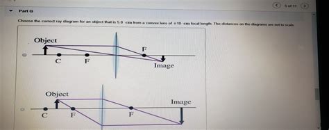 Solved Of Part Choose The Correct Ray Diagram For Chegg