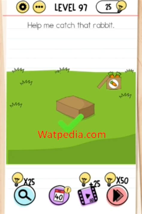 Brain Test Level 97 Help Me Catch That Rabbit