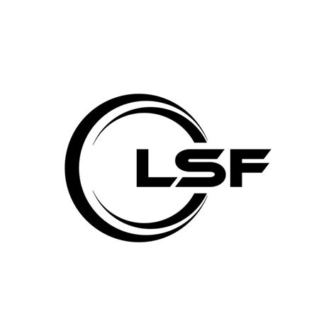 Lsf Letter Logo Design In Illustration Vector Logo Calligraphy