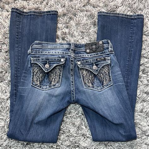 Miss Me Low Rise Bootcut Jeans Size 14 Listed Depop