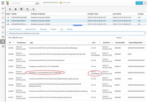 Digging Into The System Resource Usage Monitor Srum Velociraptor Digging Deeper