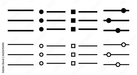 menu icon set illustration web menu sign and symbol hamburger menu