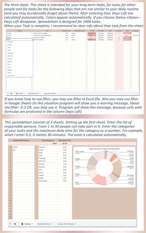 Task Management Daily Routine Planner Time Management To Do List Tracker Productivity