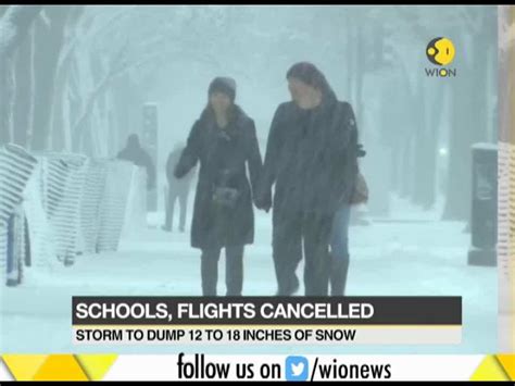 Another Snowstorms Hits Us Millions Along Us East Coast Face Heavy