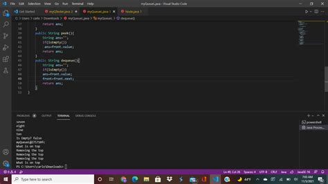 Solved In Java Import Java Util Public Class MyQTester Chegg Com