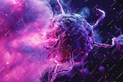 Premium Photo Vivid Generative Ai Render Of Neural Synapse Activity In Pink Hues Generative Ai