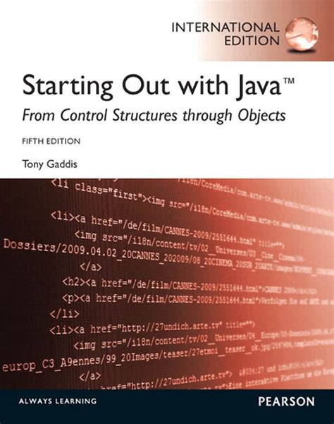 Starting Out With Java From Control Structures Through Objects
