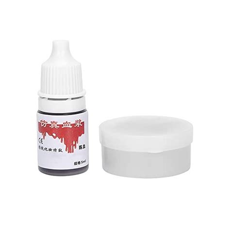 Capsules de Faux Sang Lavable Facile à Sécher Faux Sang Maquill