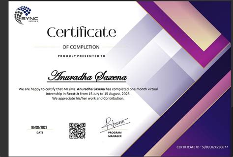 Reactjs Virtualinternship Internship Anuradha Saxena