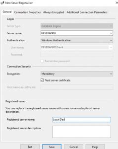 Using Registered Servers In SSMS SQLServerCentral