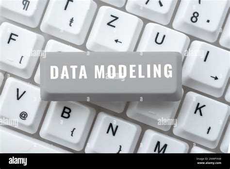 Text Showing Inspiration Data Modeling Word Written On Process Of Transferring Data Between
