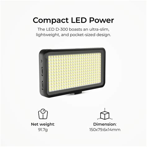 Buy Digitek Led D300 Ultra Slim Portable Professional Led Video Light