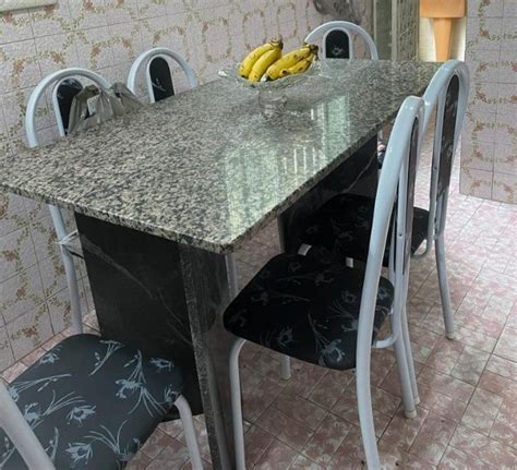 Mesa de granito cadeiras anúncios na OLX Brasil