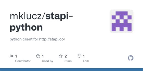 Github Mklucz Stapi Python Python Client For