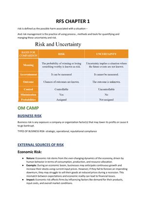 Rfs Model Risk Can Be Used For Studying Operational Risk Scenario Modeling Is A Technique