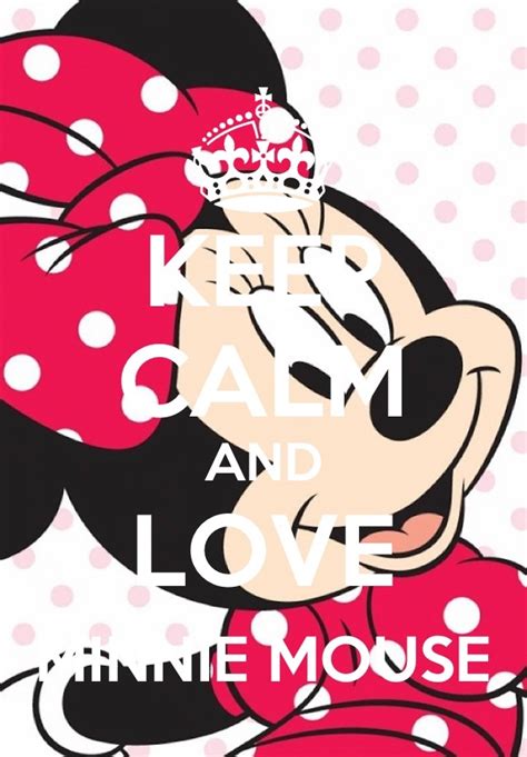 Keep Calm And Love Mickey Mouse