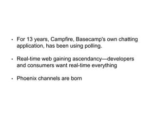 Real Time Rails Implementing WebSockets In Rails 5 With Action Cable PPT