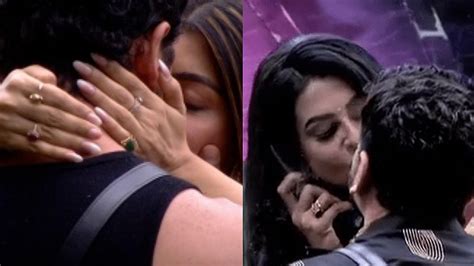Bigg Boss Ott 2 Contestants Akanksha Puri Kiss Jad Hadid These