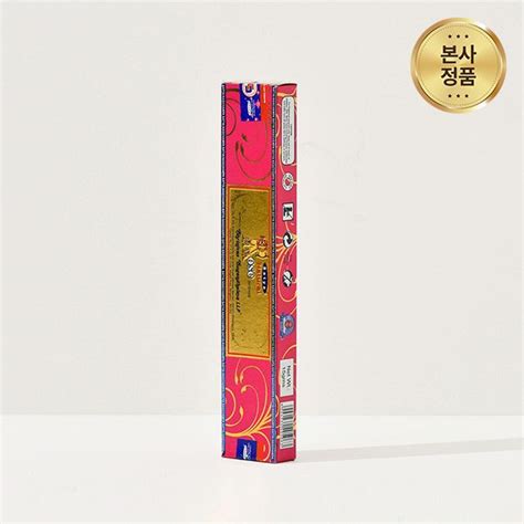 Nagahampa Korea 사티아 나그참파 내추럴로즈 인센스 스틱 15g 핫트랙스