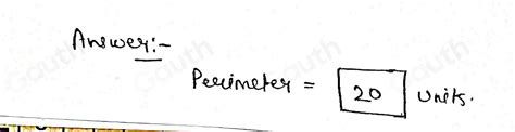 Solved What Is The Perimeter Of Rectangle Pqrs Type The Number In The