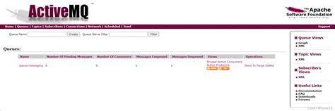 Springboot整合activemq 简单整合springactivemqpackagestrust All Csdn博客