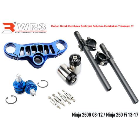 Promo Segitiga Stang Clip On Stelan Shock Balancer WR3 Ninja 250 Fi Old