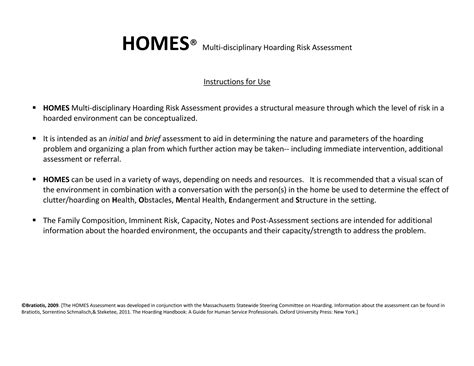 Homes Hoarding Assessment Pdf