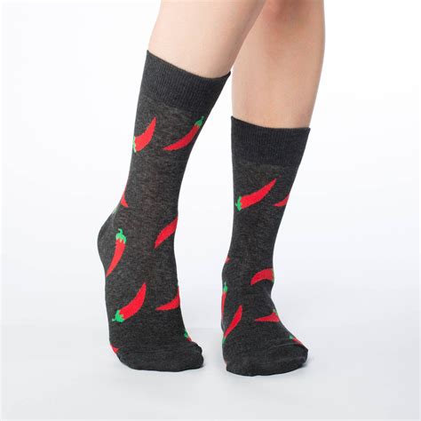 Womens Hot Pepper Socks Good Luck Sock