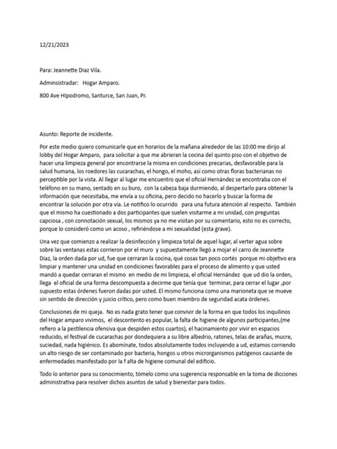 Caso Oficial Hernadez Hogar Amparo Pdf