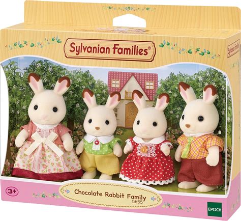 Sylvanian Families 5655 Família Dos Coelhos Chocolate Cor