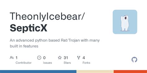 GitHub TheonlyIcebear SepticX An Advanced Python Based Rat Trojan