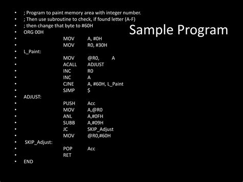 Microprocessor Week 8 Subroutine Pptx Programming Languages Computing