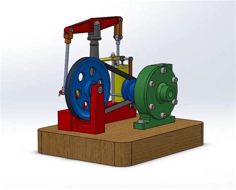 Niaz Md Zahin On Linkedin Steam Engine Modelling Designed By Solidworks