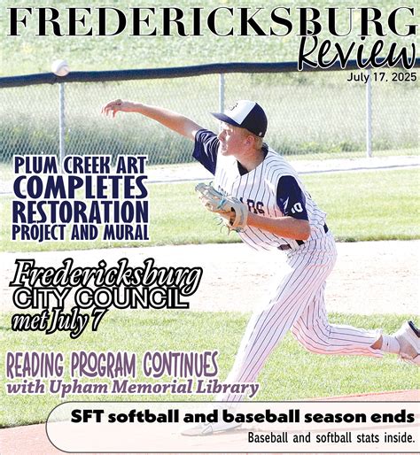 This Weeks Issue Of The Fredericksburg Review Facebook