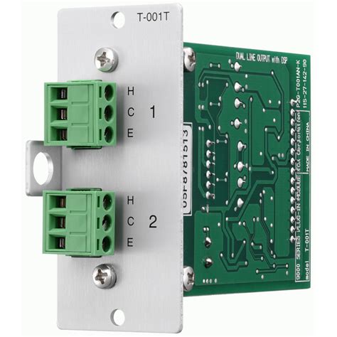 The Toa T001t Dual Line Output Module