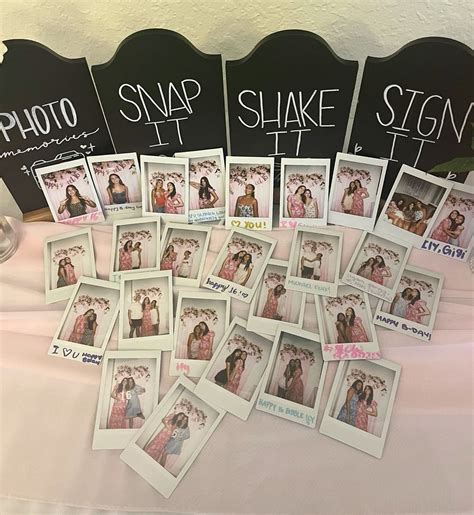 Polaroid Pics Party Ideas Sweet Sixteen Birthday Sweet 16 Birthday