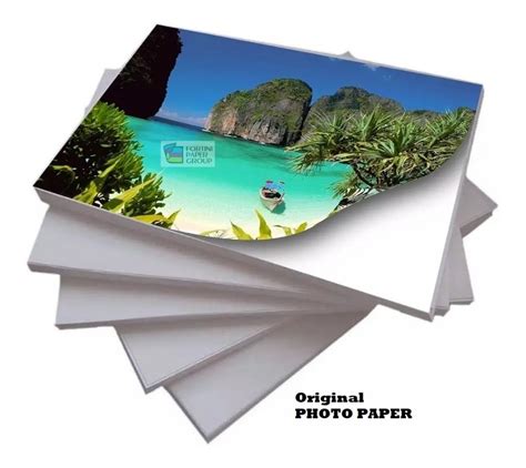 Folhas Papel Foto Glossy g A Adesivo À Prova D água Parcelamento sem juros