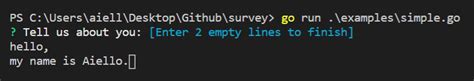 show multiline s answer in new line · issue 336 · alecaivazis survey