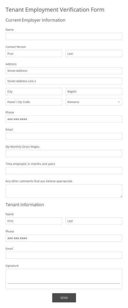 Document Verification Form Template | 123 Form Builder